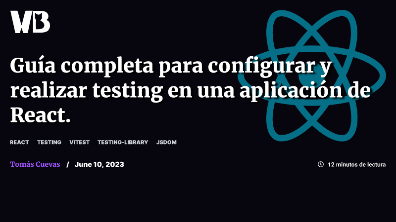 Guía completa para configurar y realizar testing en una aplicación de ... Guía completa para configurar y realizar testing en una aplicación de ...